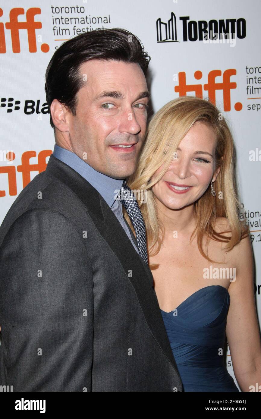 11 September 2010- Toronto, Canada- Jon Hamm and Jennifer Westfeldt ...