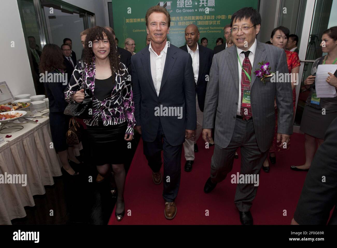 12 September 2010-Shanghai, China- Governor Arnold Schwarzenegger ...