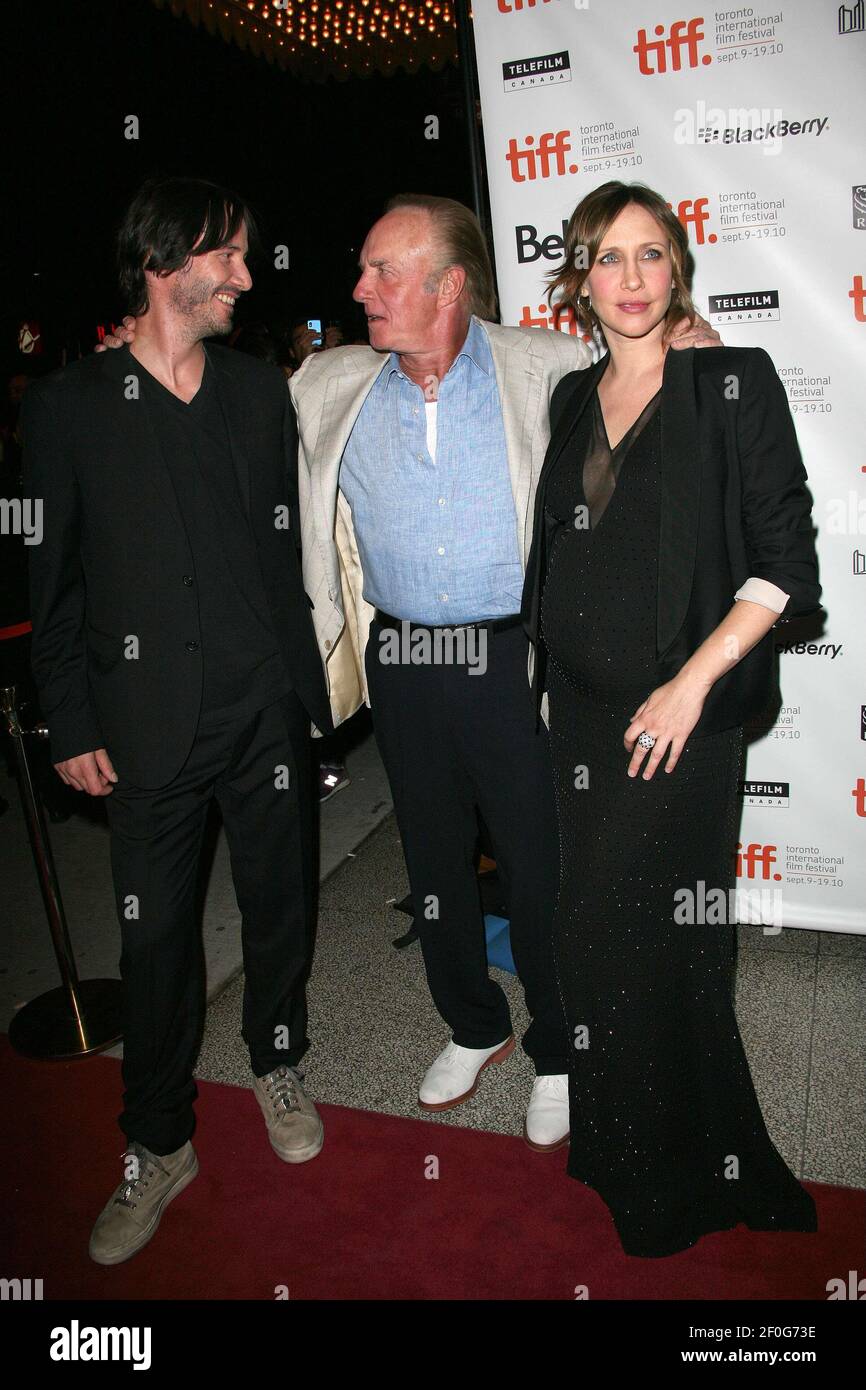 14 September 2010- Toronto, Canada- Keanu Reeves, James Caan and Vera ...