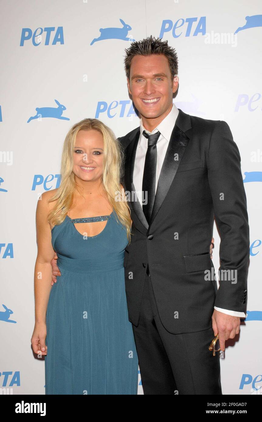 Lucy Davis and Owain Yeoman. 25 September 2010, Hollywood, CA. PETA's ...