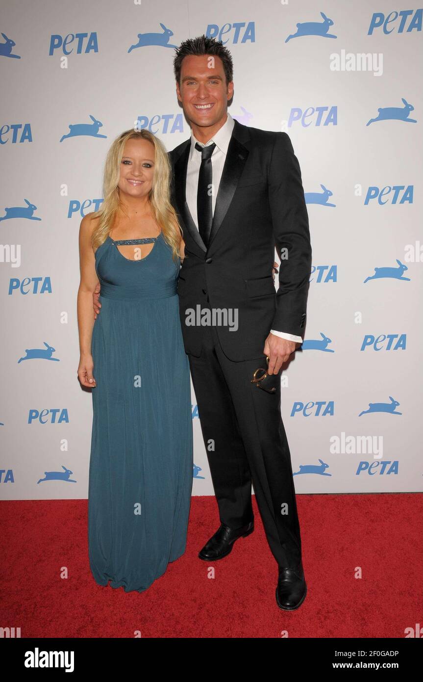 Lucy Davis and Owain Yeoman. 25 September 2010, Hollywood, CA. PETA's ...