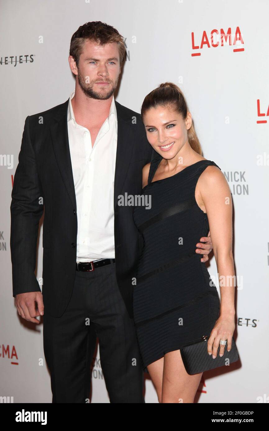 25 September 2010 - Los Angeles, CA - Chris Hemsworth and Elsa Pataky arrive to LACMA's "The ...