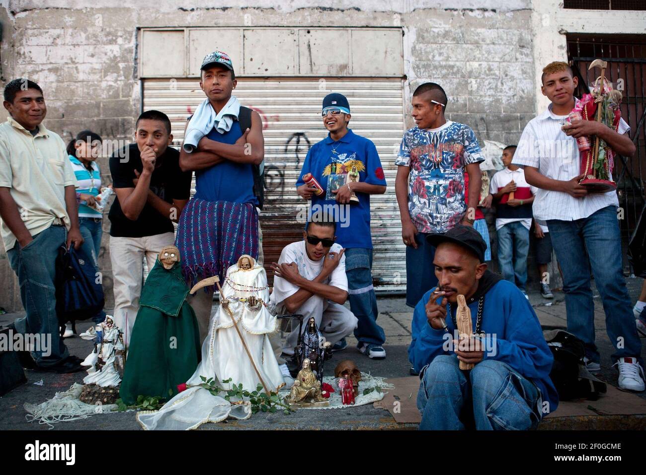 Mexican santa muerte saint death hi-res stock photography and images ...