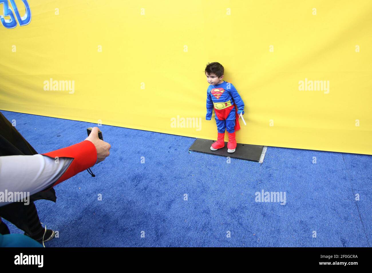 02 October 2010 - Los Angeles, CA - Superman Riley Crawford joins Will ...