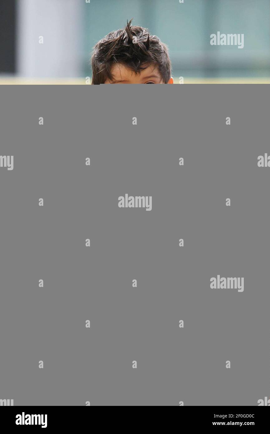 02 October 2010 - Los Angeles, CA - Joel Crawford and son Riley ...