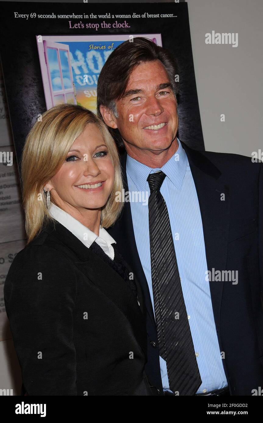 Olivia Newton-John and husband John Easterling. 6 October 2010, Burbank ...