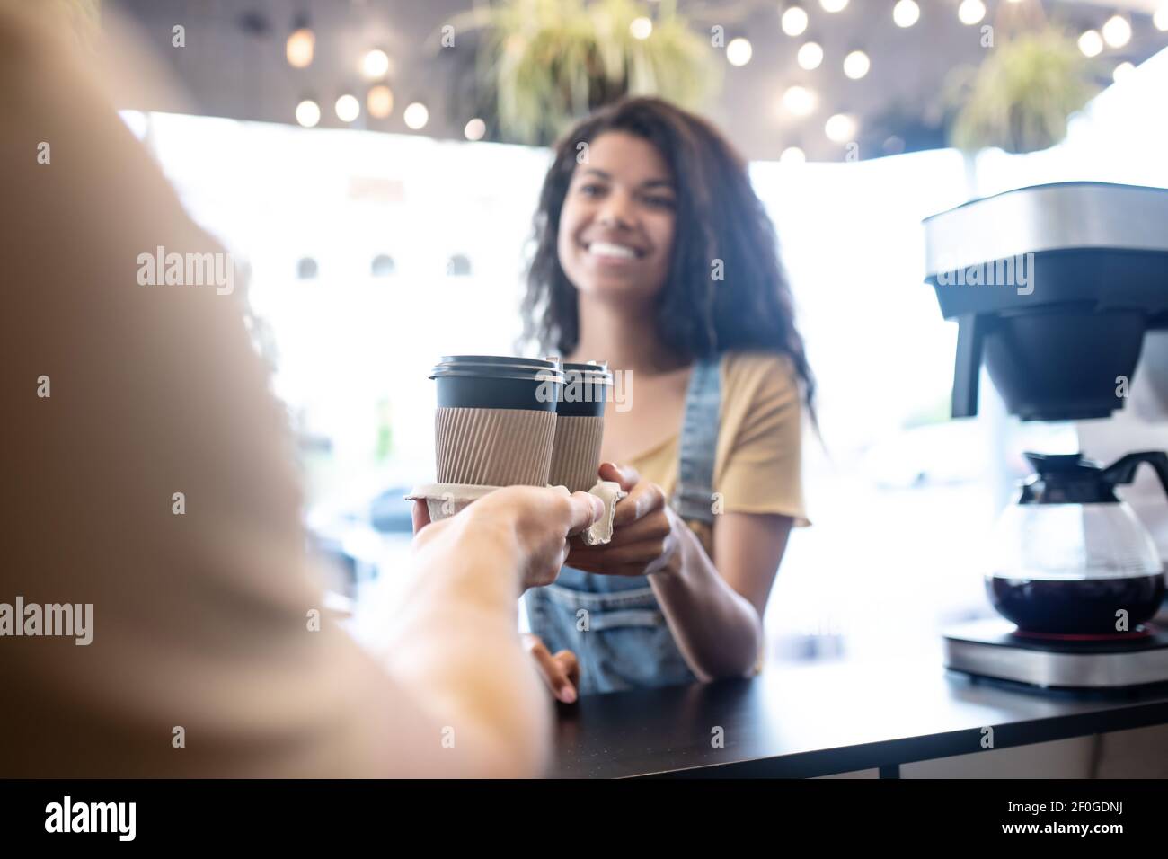 Self service coffee bar hi-res stock photography and images - Alamy