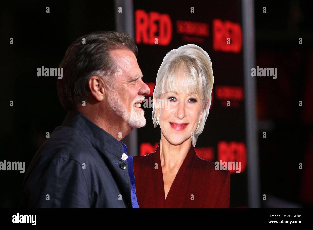 11 October 2010 Hollywood Ca Taylor Hackford And A Cardboard