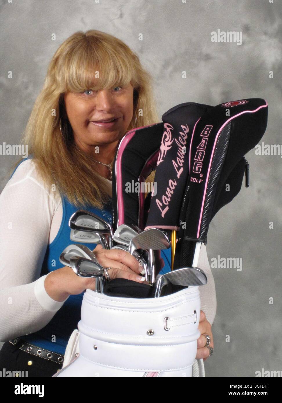 October 2010 - California - Lana Lawless, winner of the 2008 Long Drive ...