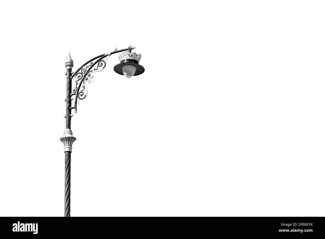 Street lighting in old Cut Out Stock Images & Pictures - Alamy