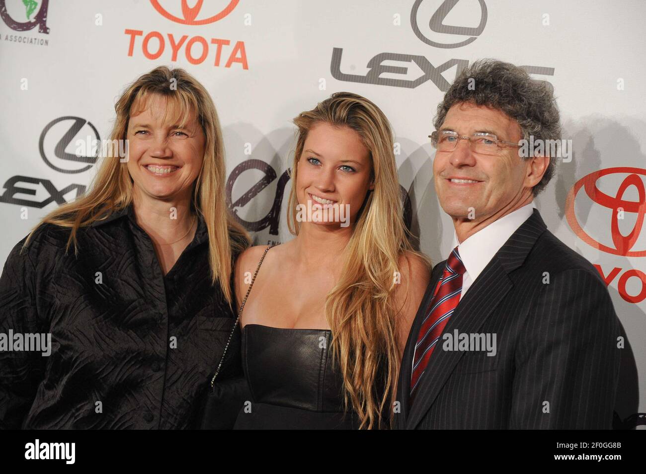 Alan Horn, wife Cindy and daughter Cody Horn. 16 October 2010, Los ...