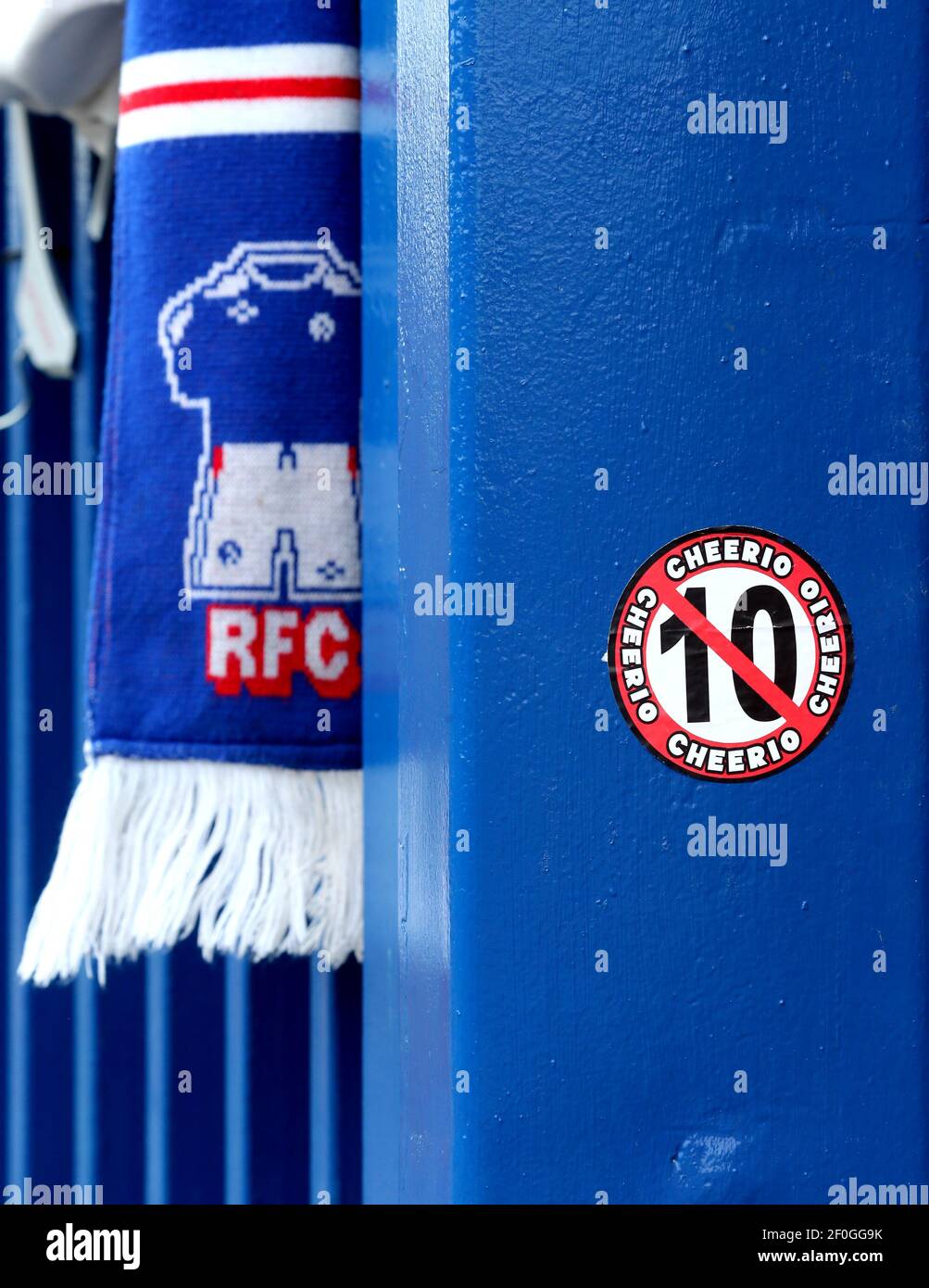The Gates Outside Ibrox High Resolution Stock Photography and Images ...