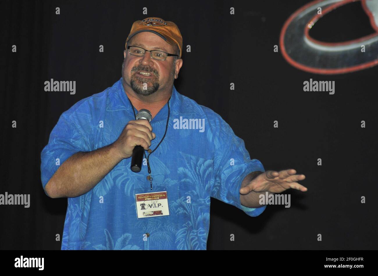 19 October 2010 - Las Vegas, NV Eddie Burke. speaking at the Tea Party ...