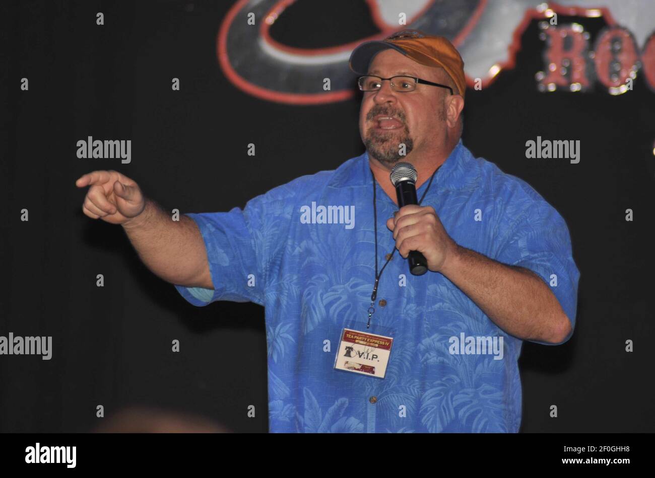 19 October 2010 - Las Vegas, NV Eddie Burke. speaking at the Tea Party ...