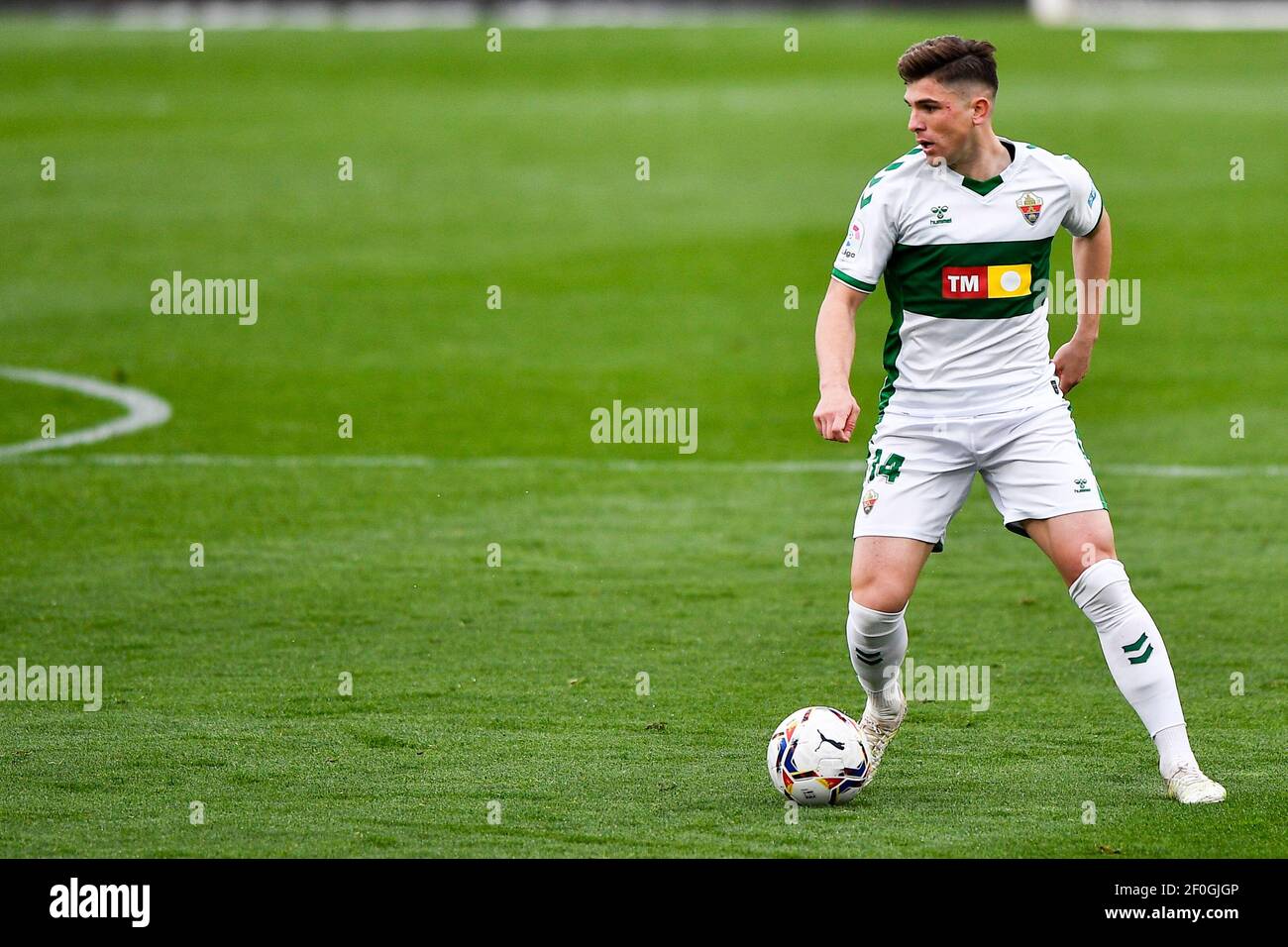 ELX, SPAIN - MARCH 6: Raul Guti of Elche CF during the La Liga ...