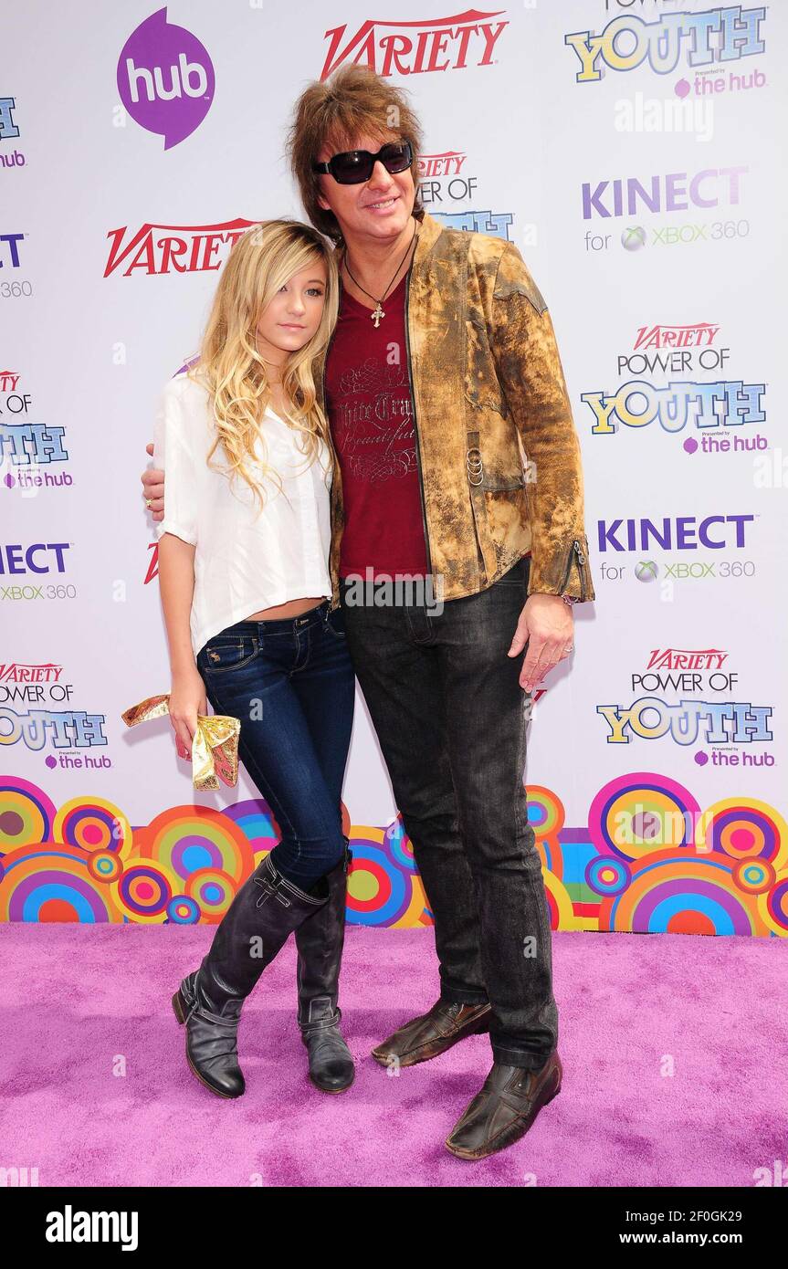 Ava Zambora and her father Richie Sambora. 24 October 2010, Los Angeles ...