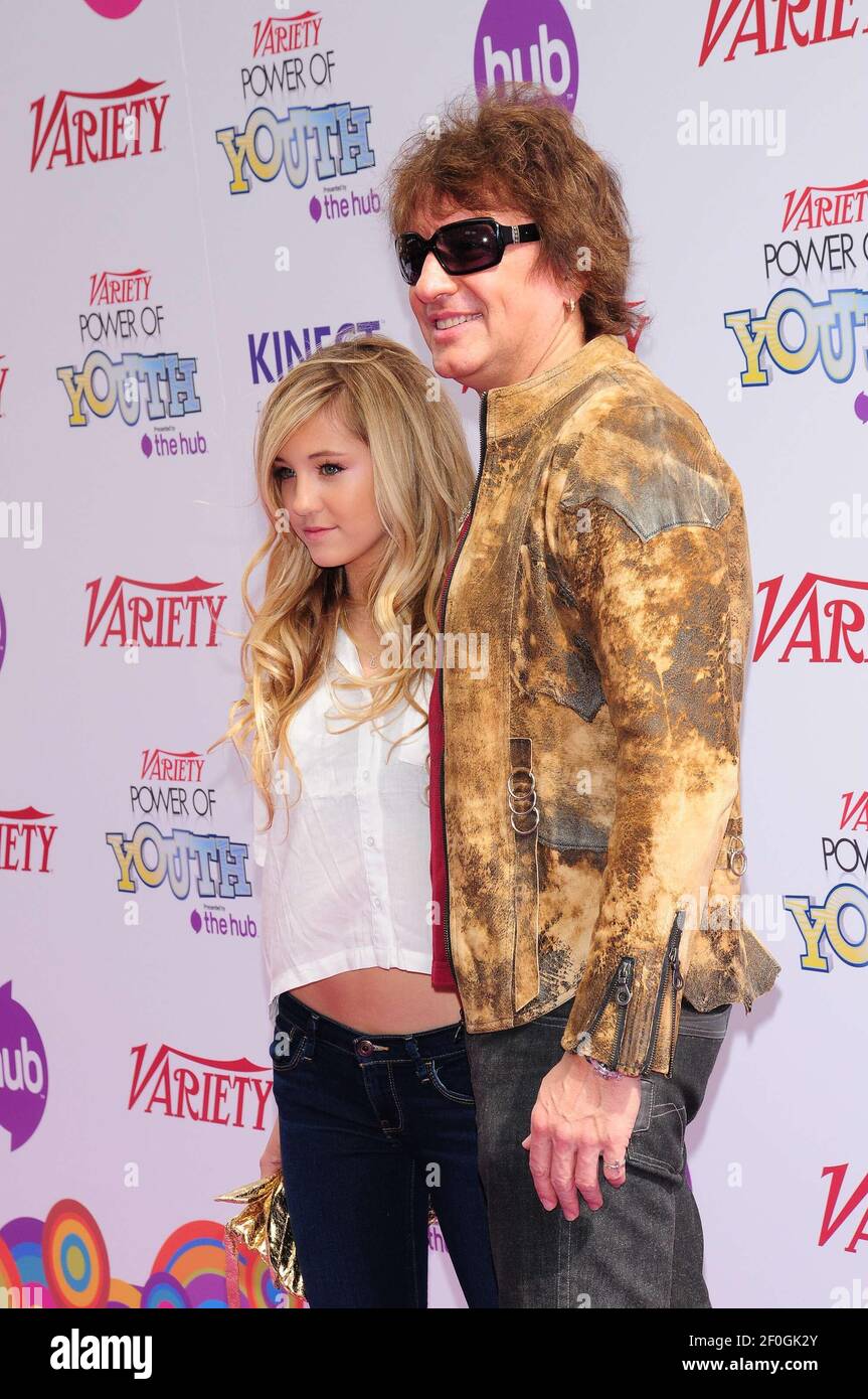 Ava Zambora and her father Richie Sambora. 24 October 2010, Los Angeles ...
