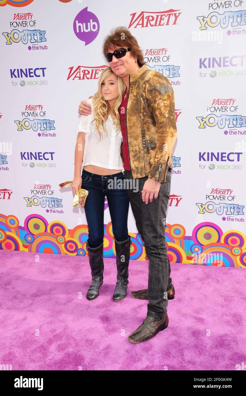 Ava Zambora and her father Richie Sambora. 24 October 2010, Los Angeles ...