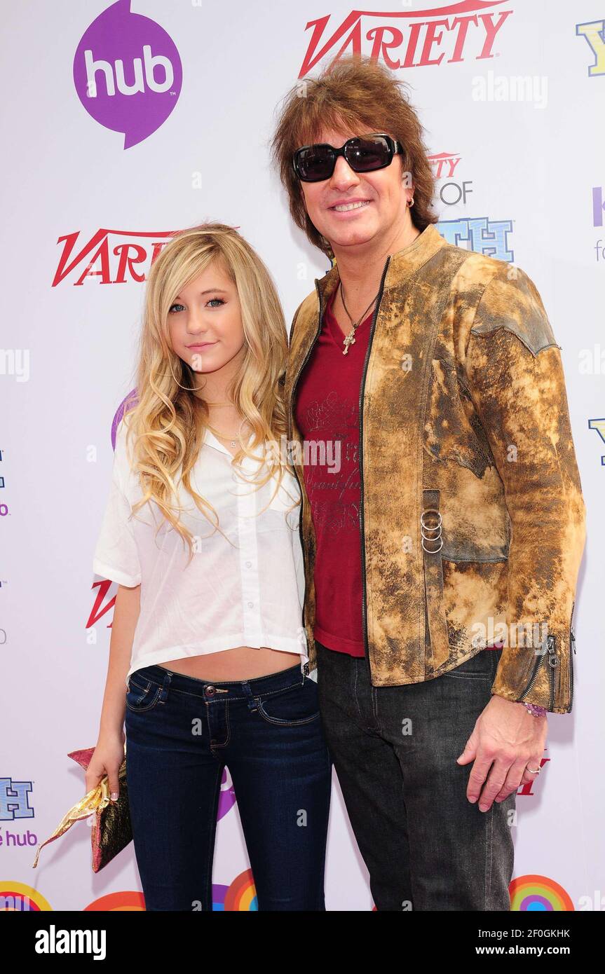 Ava Zambora and her father Richie Sambora. 24 October 2010, Los Angeles ...