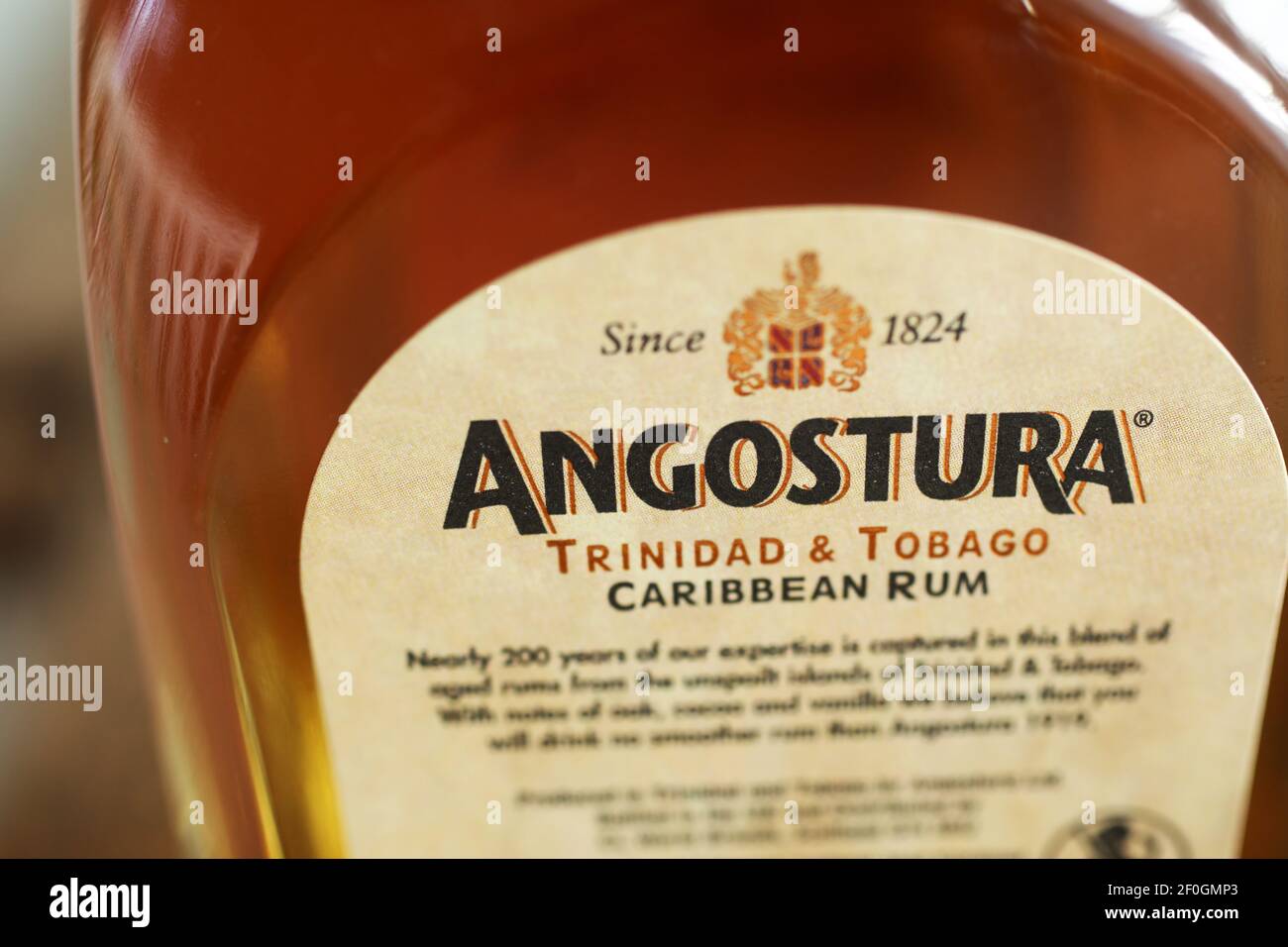 Angostura logo hi-res stock photography and images - Alamy