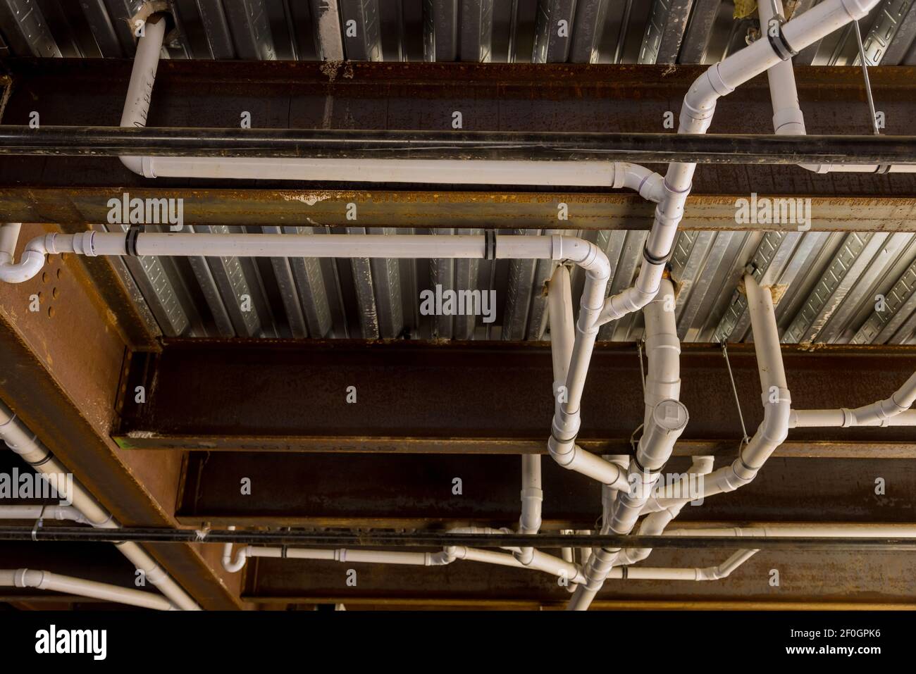 Plumbing drain pipes complex hi-res stock photography and images - Alamy