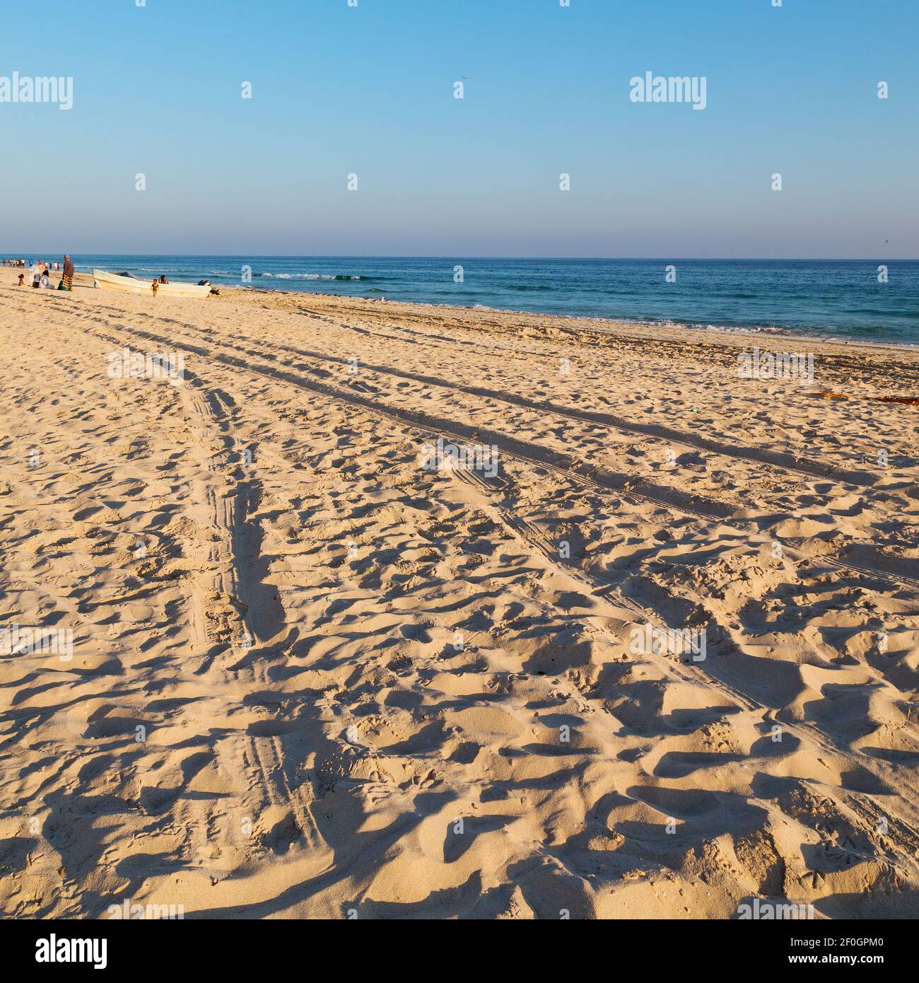 In oman arabic sea sandy beach Stock Photo - Alamy