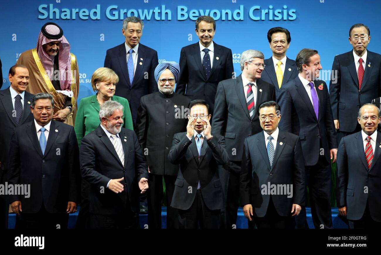 12 November 2010 - Seoul, South Korea - Korea Pool handout photo of ...