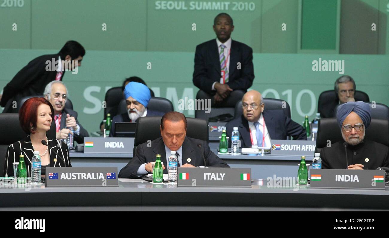 12 November 2010 - Seoul, South Korea - Korea Pool handout photo of ...