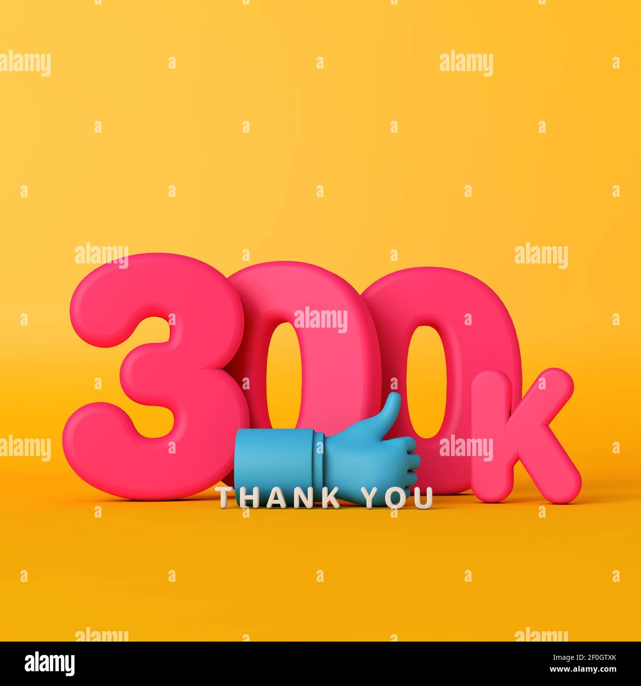 Thank you 300000 followers hi-res stock photography and images - Alamy