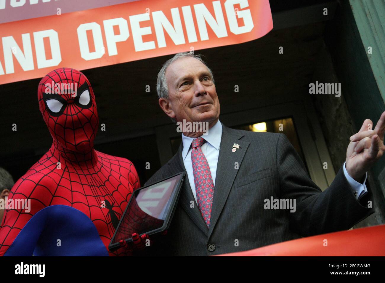 November 17, 2010 - New York, NY - Mayor Michael Bloomberg joins Marvel ...
