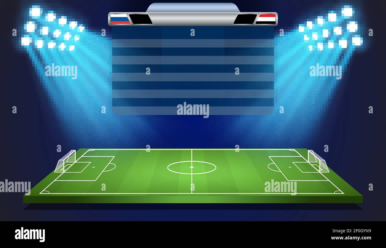 Empty stadium scoreboard Stock Vector Images - Alamy