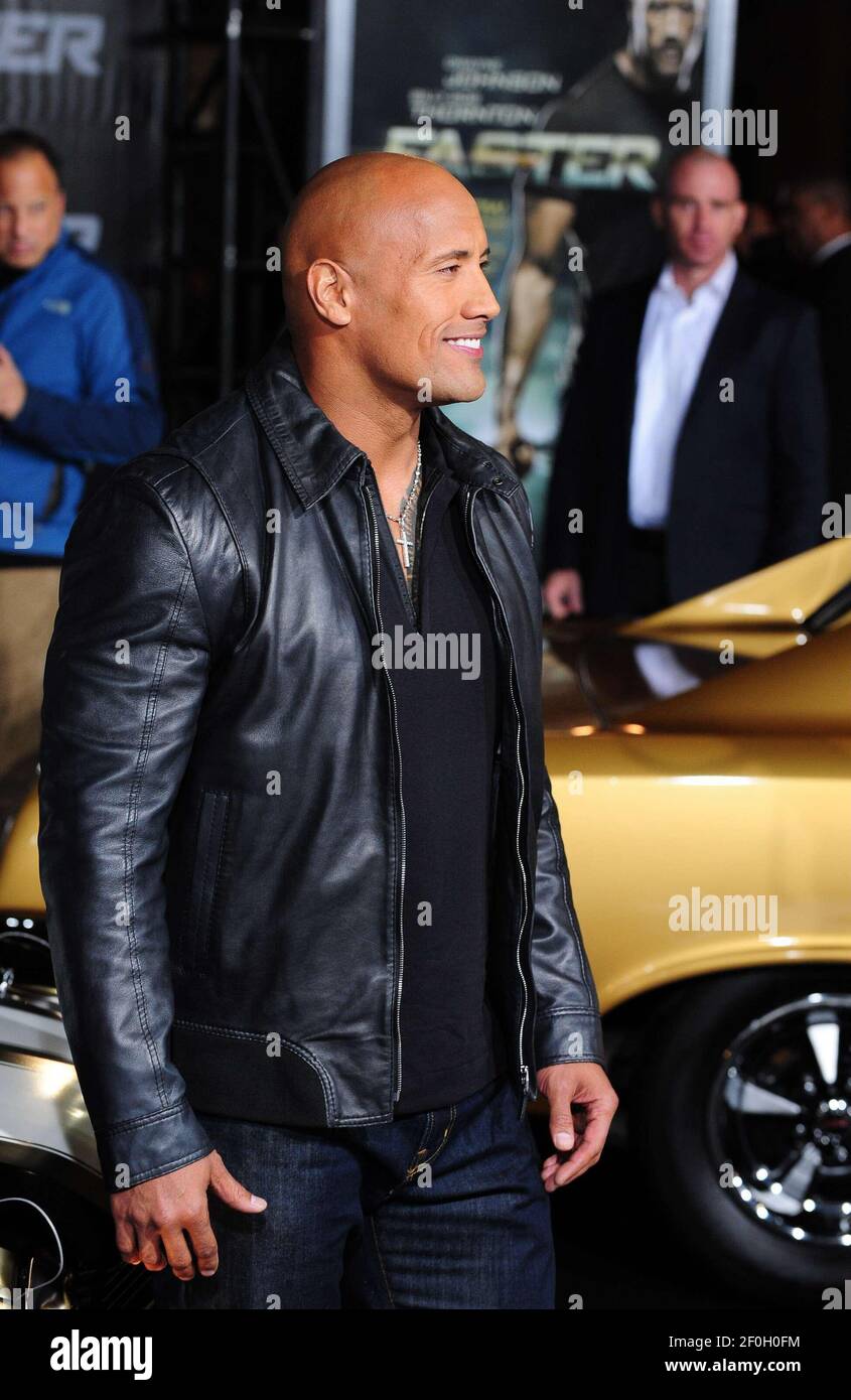 Dwayne Johnson. 22 November 2010, Hollywood, CA. Faster Premiere held ...