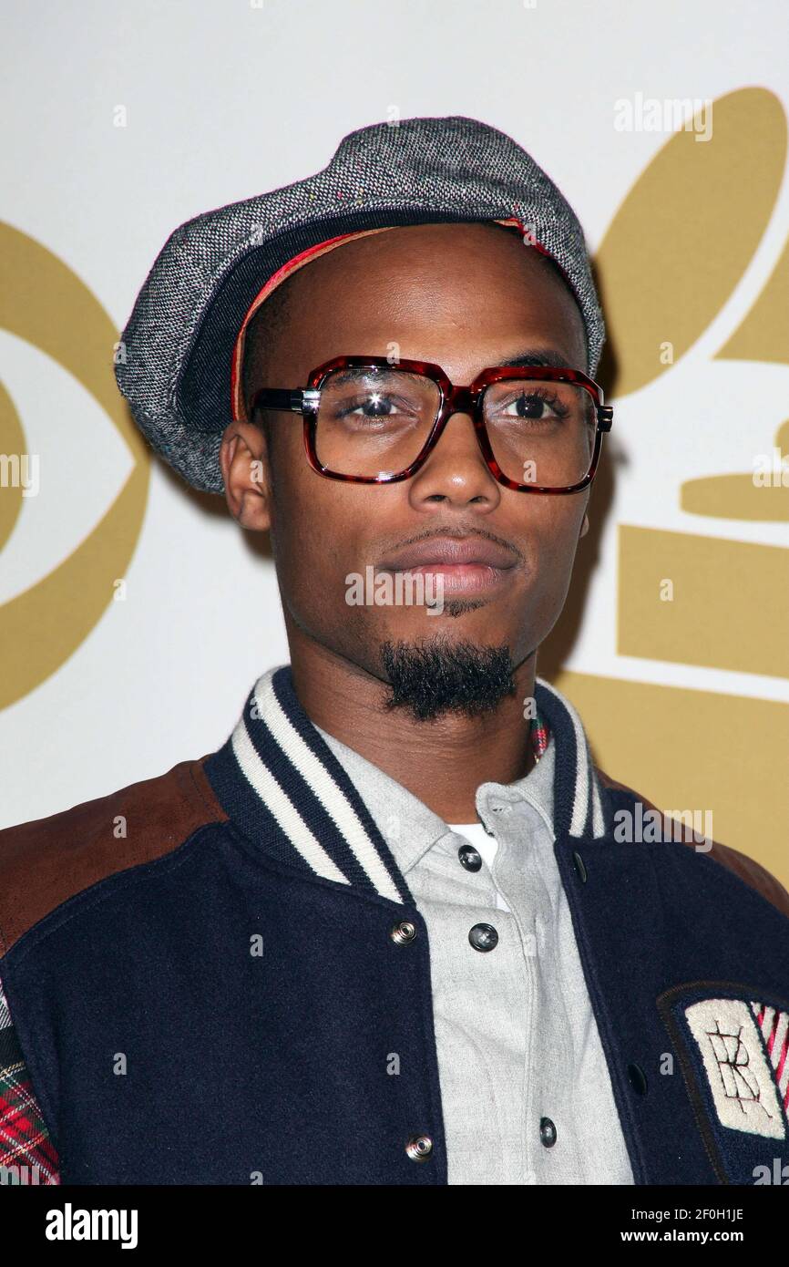 01 December 2010 - Los Angeles, CA - Rapper B.o.B poses at the 2011 ...