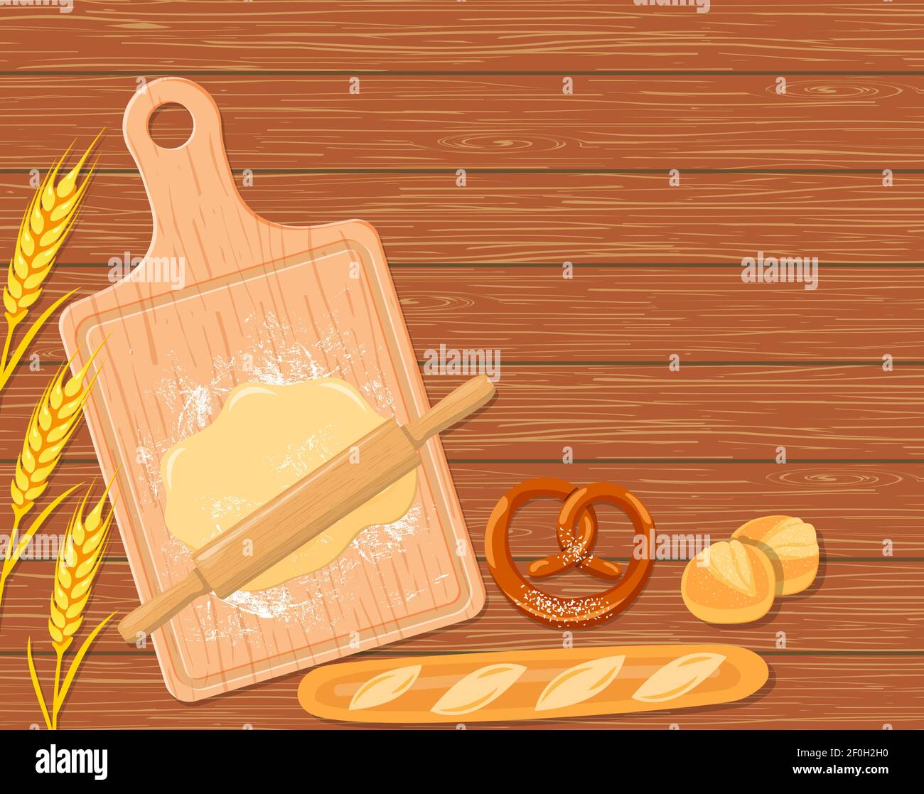 Cutting board dessert Stock Vector Images - Alamy