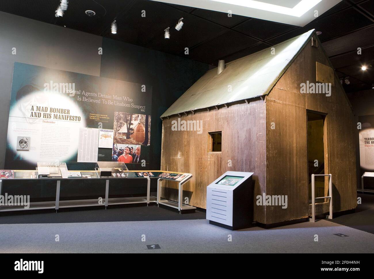 9 December 2010 - Washington, D.C. - The cabin of Unabomber Ted ...