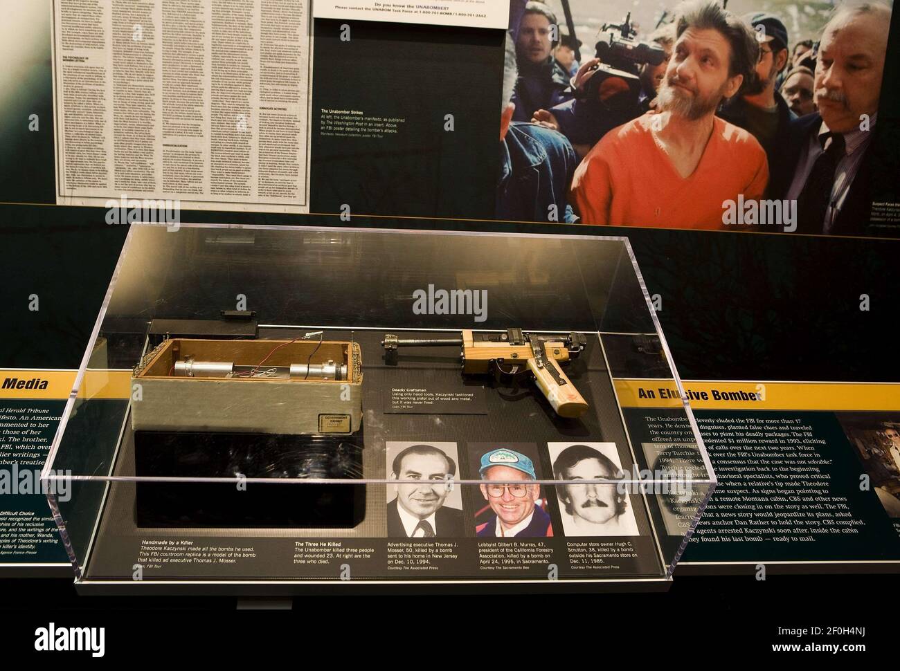 9 December 2010 - Washington, D.C. - The cabin of Unabomber Ted ...