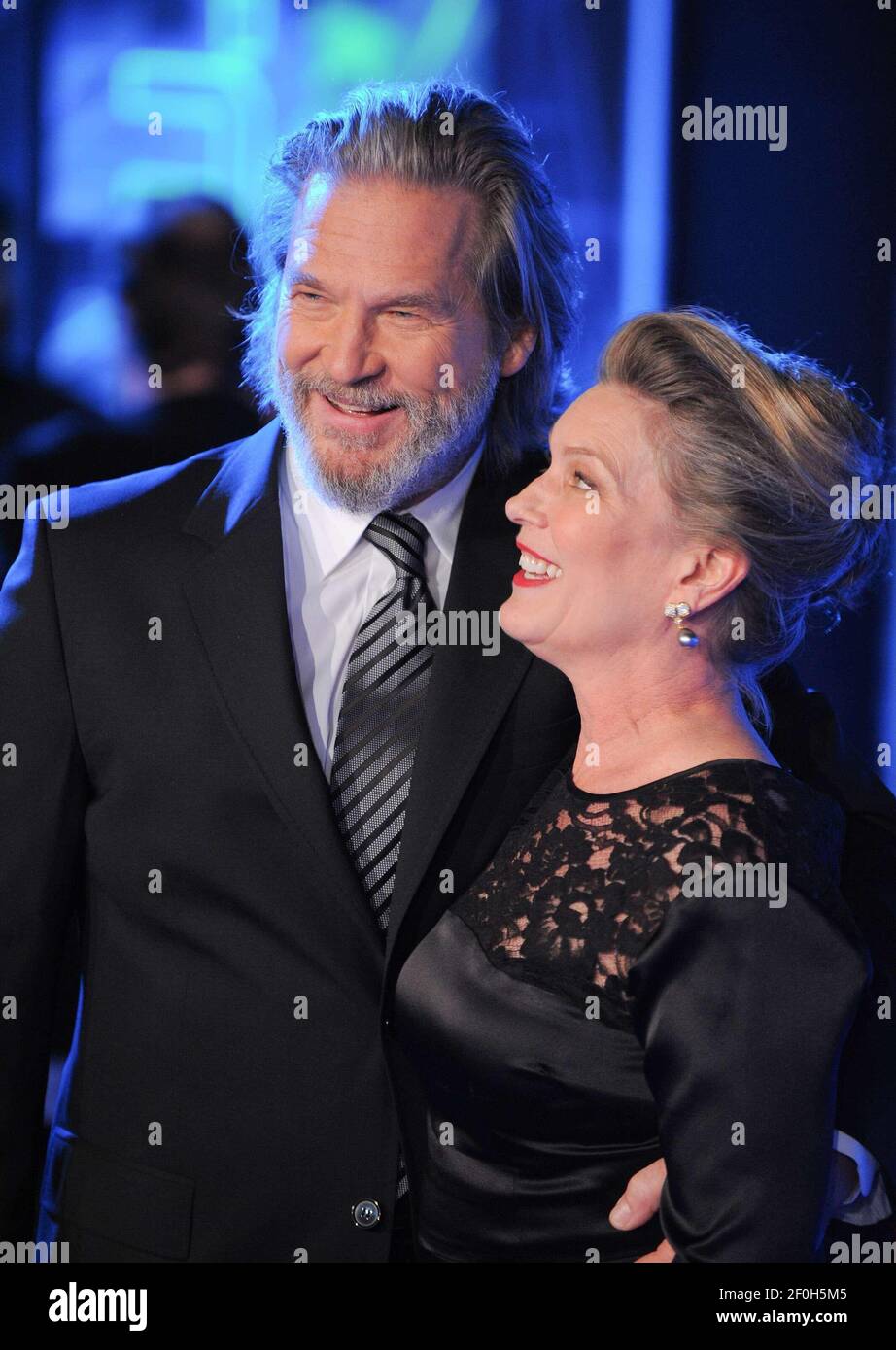 Jeff Bridges and Susan Bridges. 11 December 2010, Hollywood, CA. Tron ...
