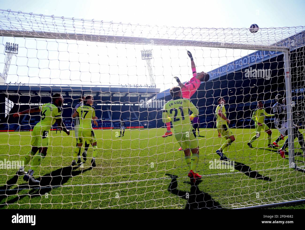 Shot over crossbar hi-res stock photography and images - Alamy