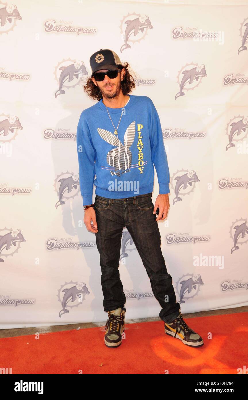 26 December 2010 - Miami, Florida - Filmmaker Lincoln O'Barry arrives ...