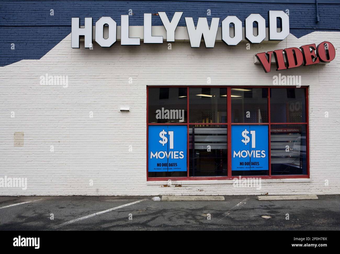 25 December 2010 - Arlington, Virginia - A defunct Hollywood Video ...