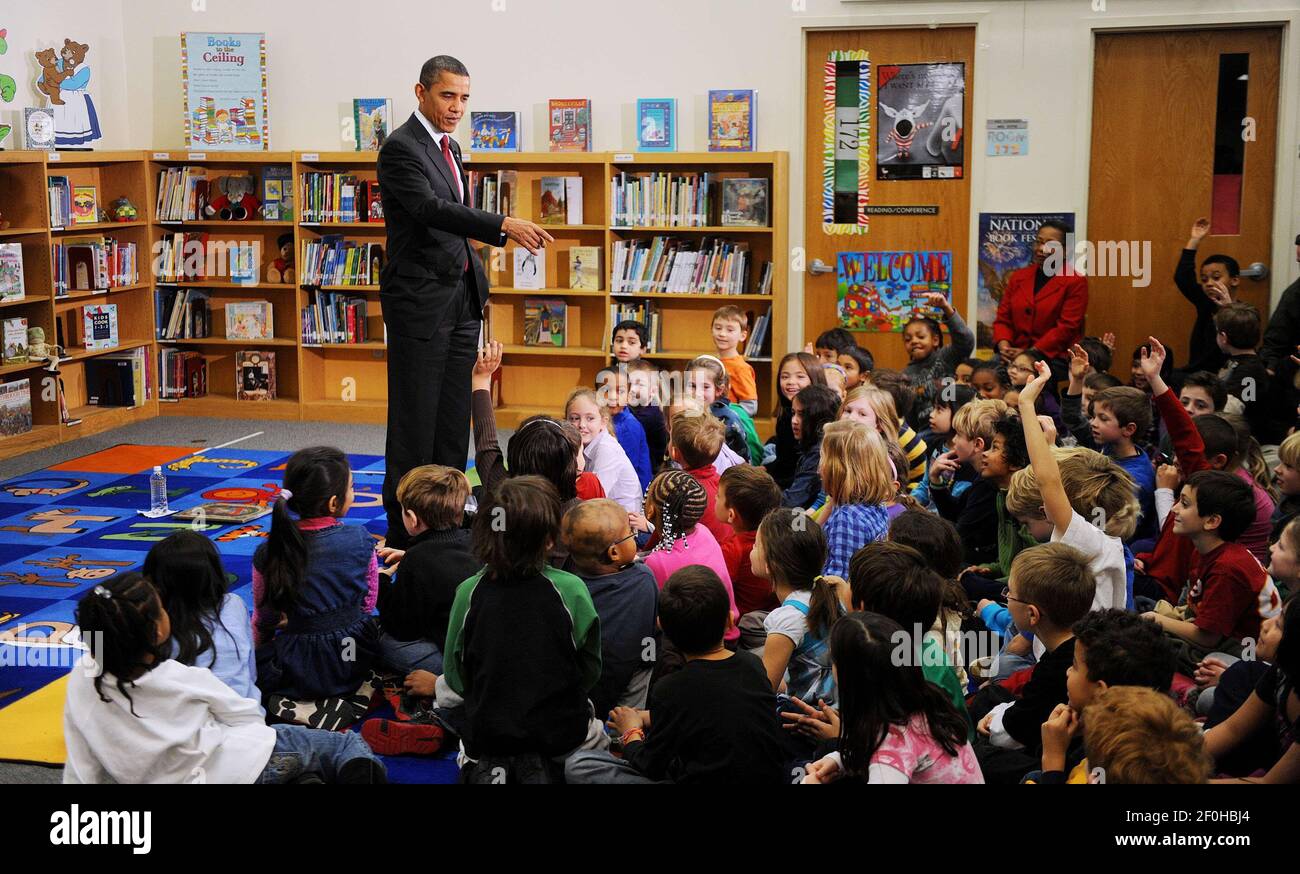 17 December 2010 - Arlington, Virginia - President Barack Obama takes ...