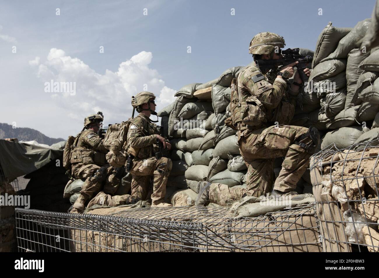 12 June 2012 - Kunar Province, Afghanistan - US Army soliders from TF ...