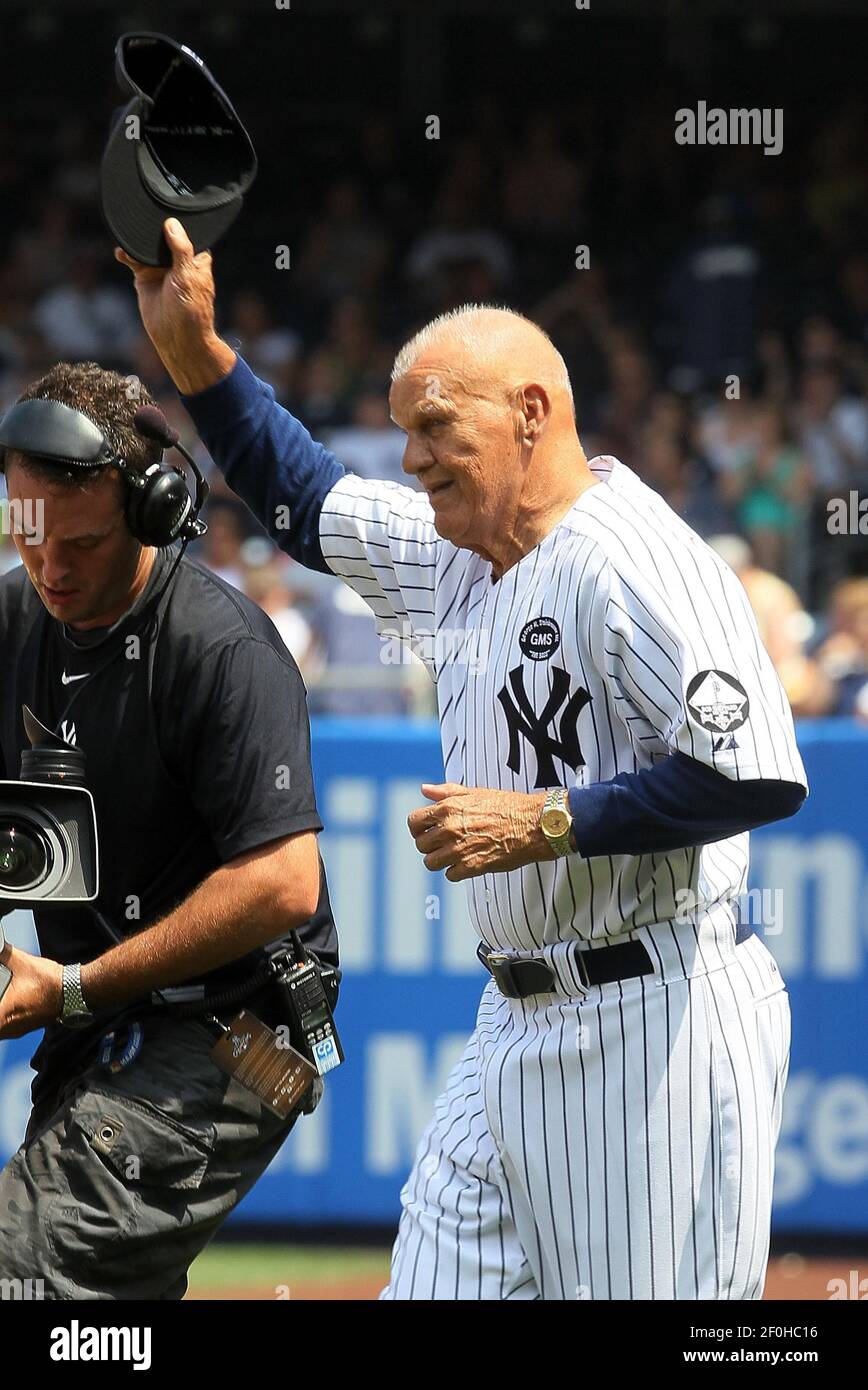 Bill 'Moose' Skowron, seen in the 2010 file photo during Old Timers Day ...