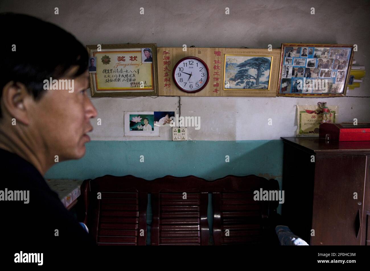 Inside a Han house, the majority ethnic group in China. (Photo by ...