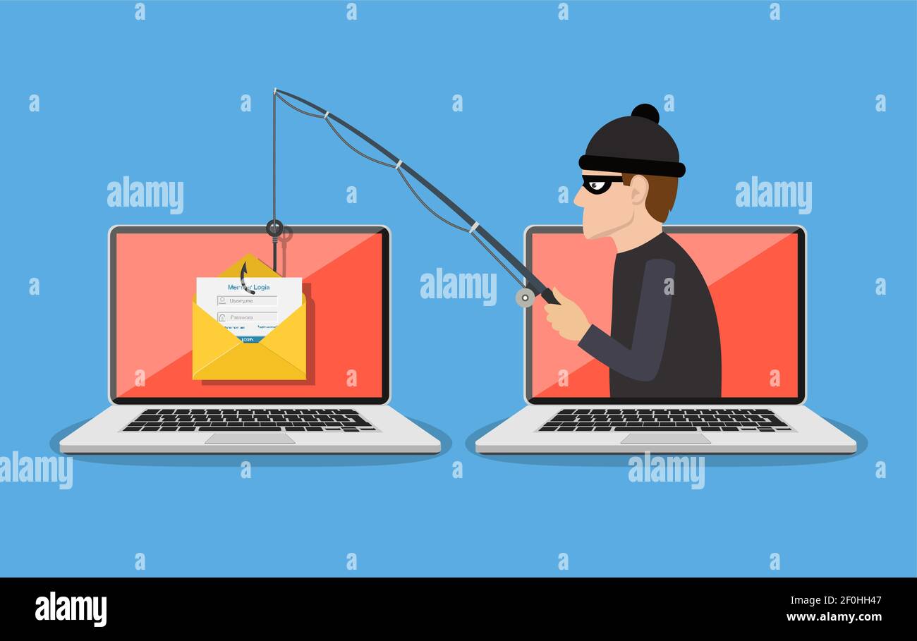 Hacker fish Stock Vector Images - Alamy