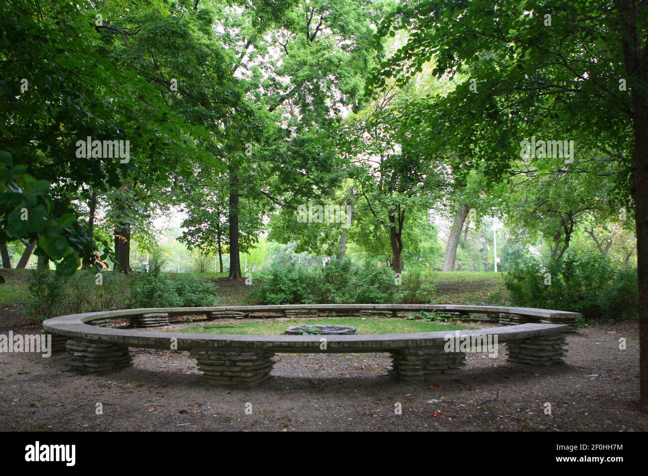 The Council Ring sits in the northeast corner of Columbus Park in River ...