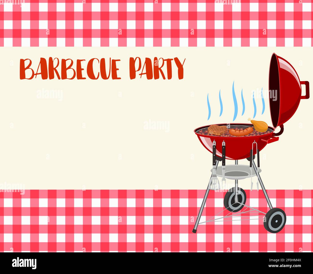 Blank Cookout Invitation Template
