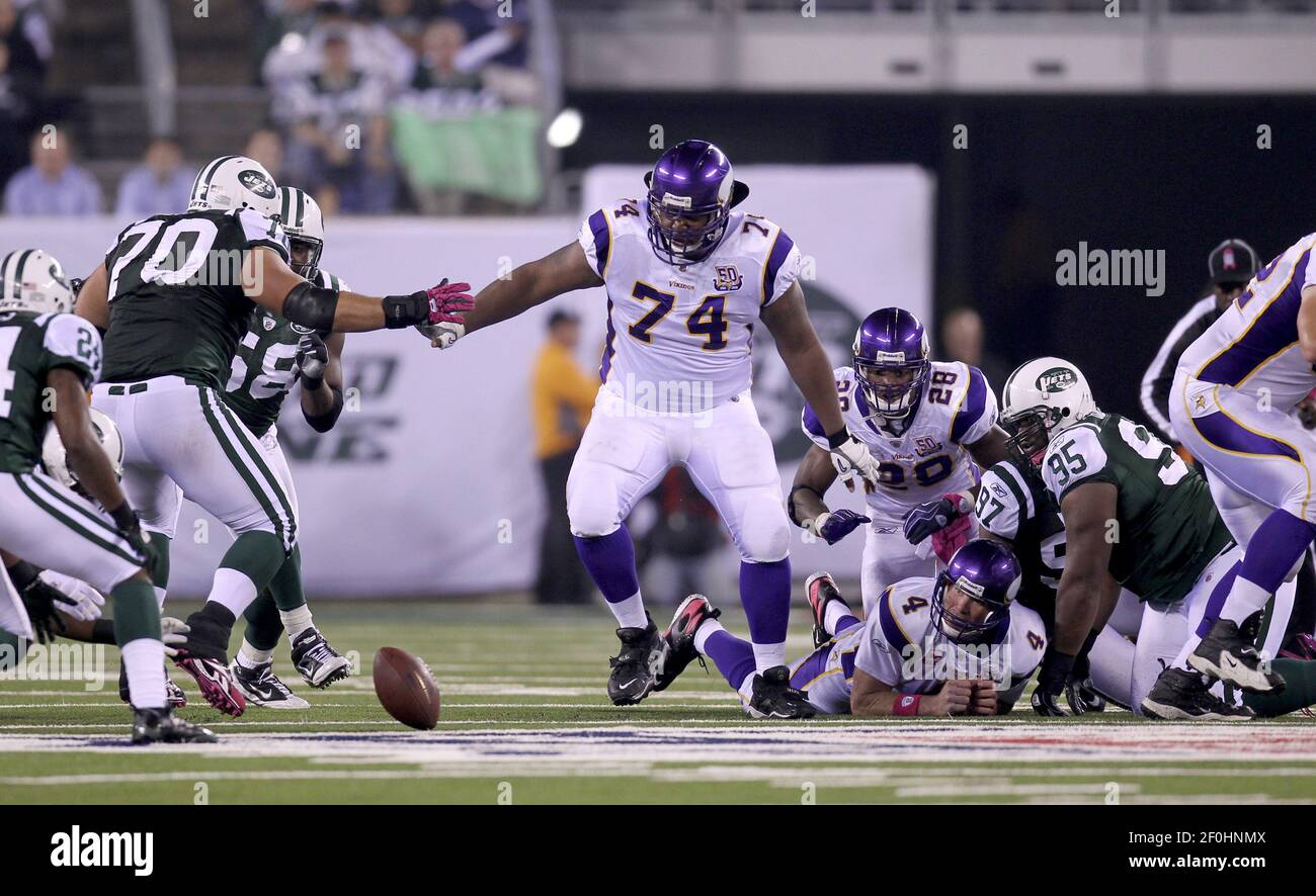 The New York Jets recovered a fumble by the Minnesota Vikings in the ...