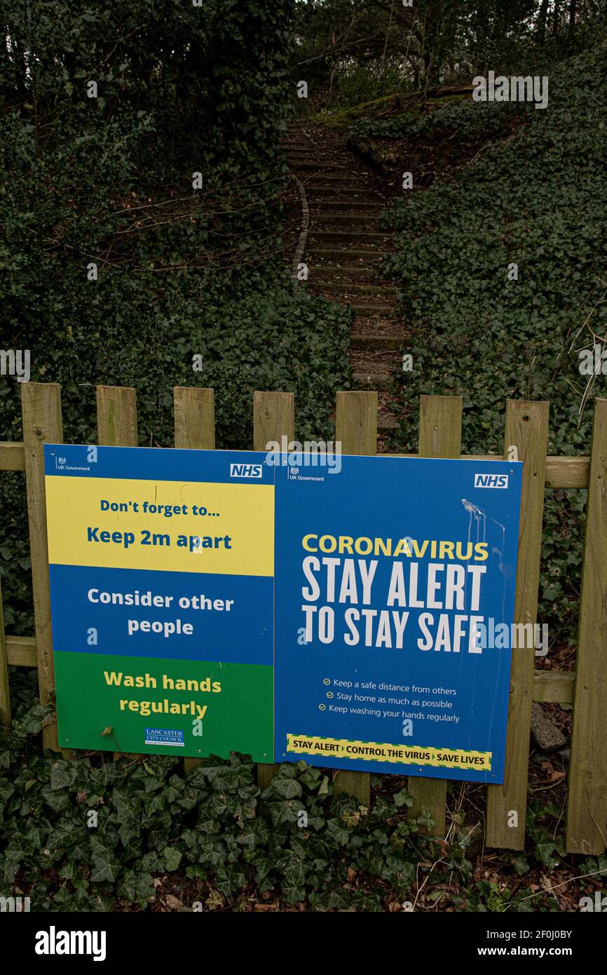 Stay Alert To Stay Safe Stock Photo - Alamy