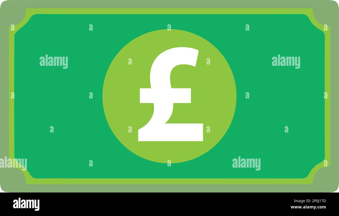 Digital pound money icon Stock Vector Images - Alamy